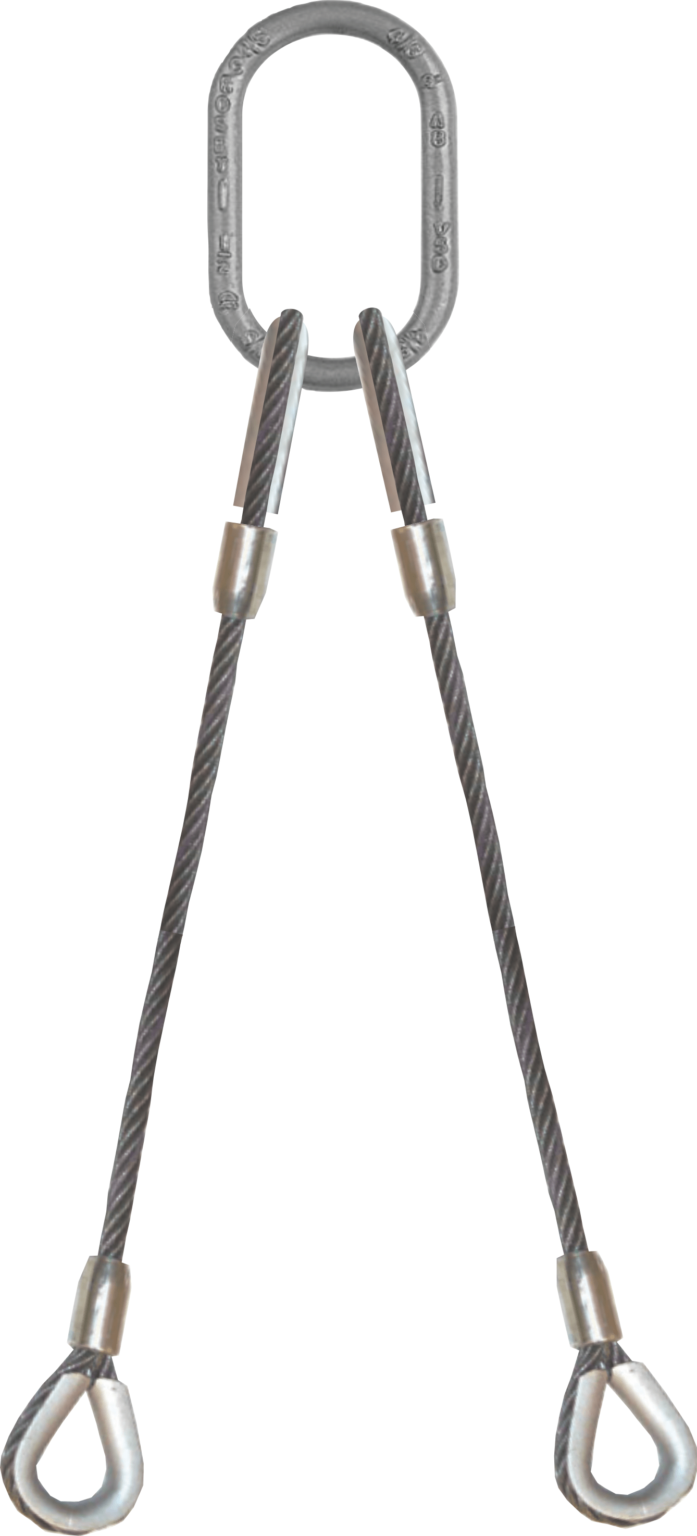 Eslinga en cable de acero de 2 ramales SL-2 - El Proveedor Naval e ...